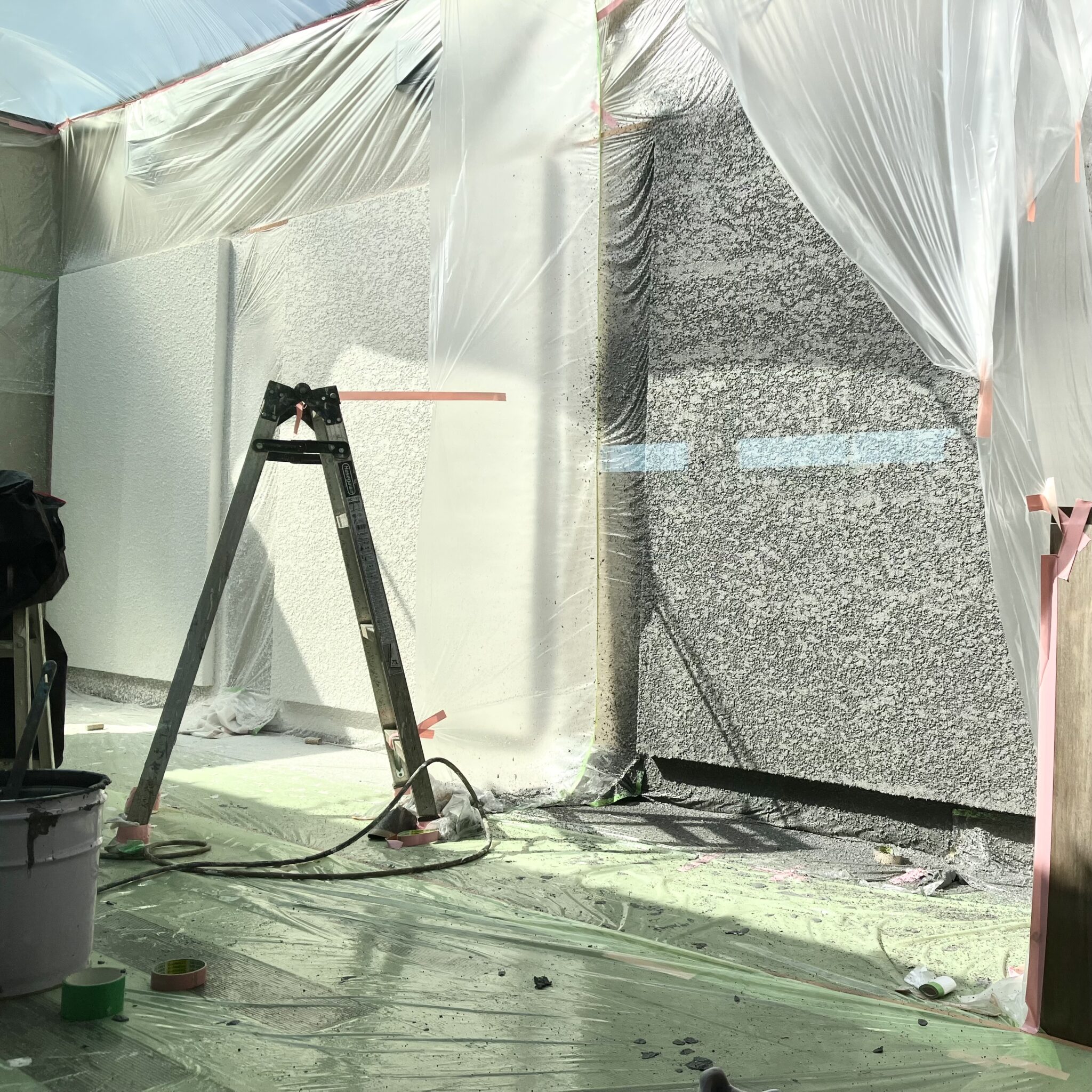 DCPウォールの大きなサンプルができました | thinks 翼創建 – 群馬・栃木のデザイン住宅・注文住宅